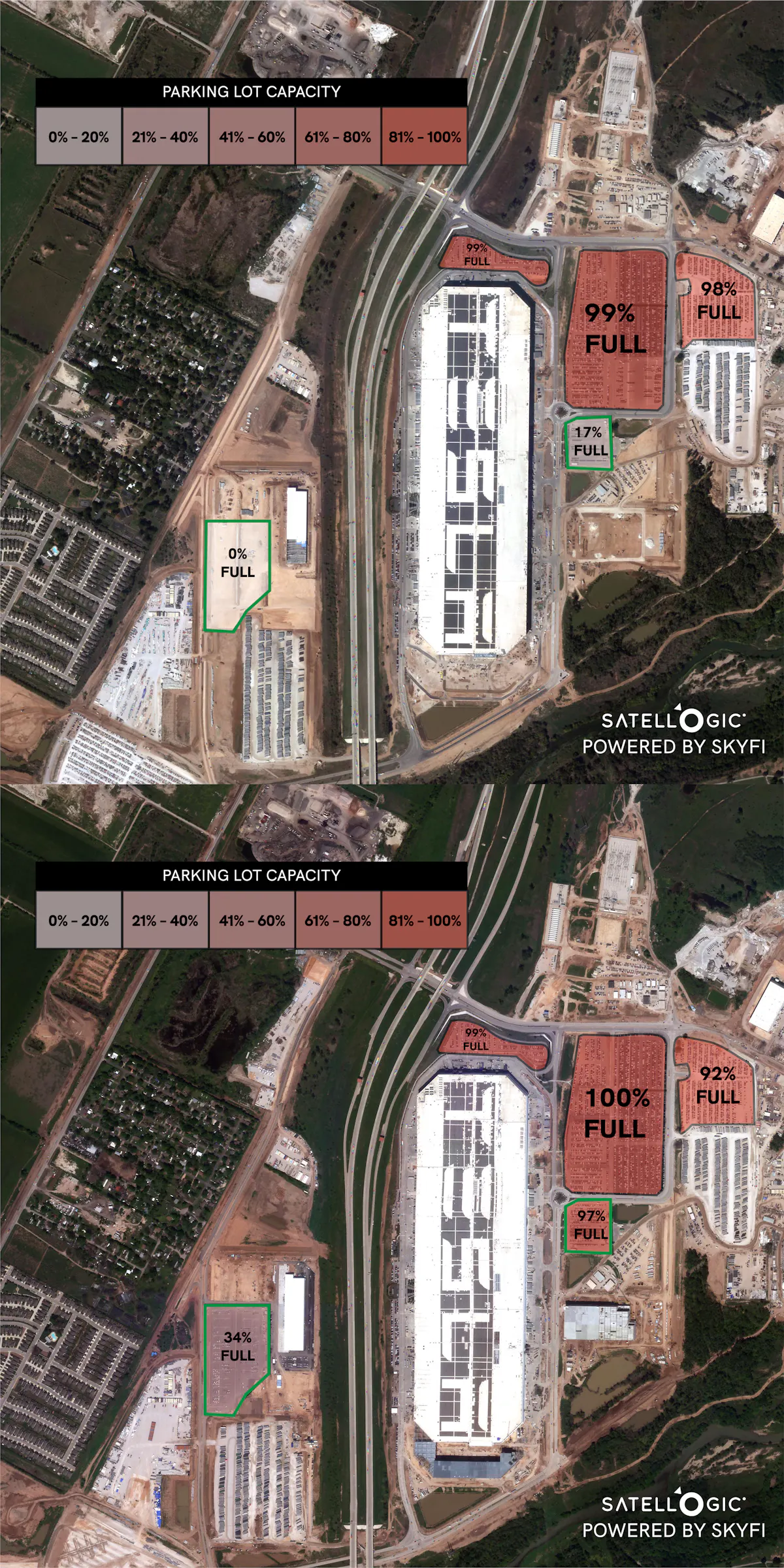 Tesla's unsold inventory is creating stockpiles you can see from space ...
